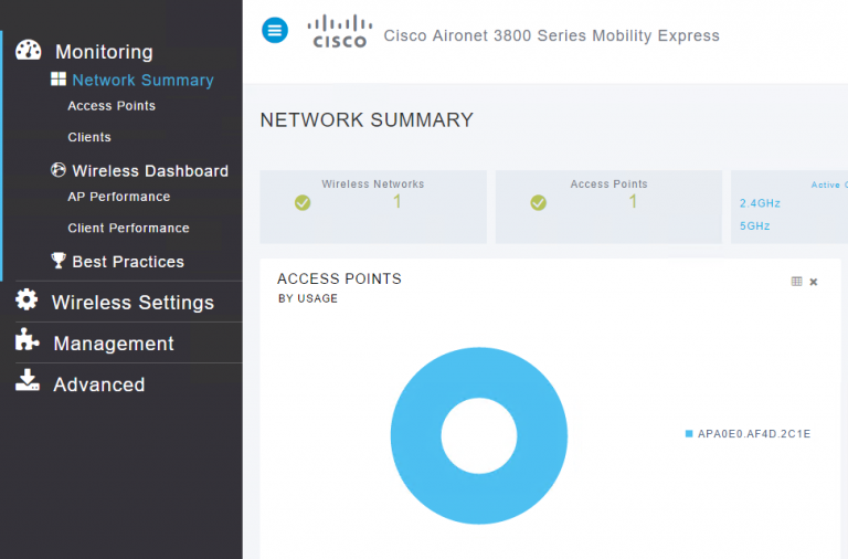 Building up a Cisco mobility express environment - Network Guy